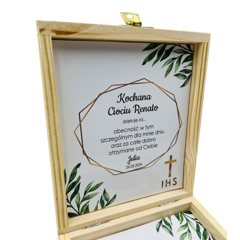 Podziękowanie dla Rodziców Chrzestnych Komunia - prezent dla Matki Chrzestnej Ojca Chrzestnego ...